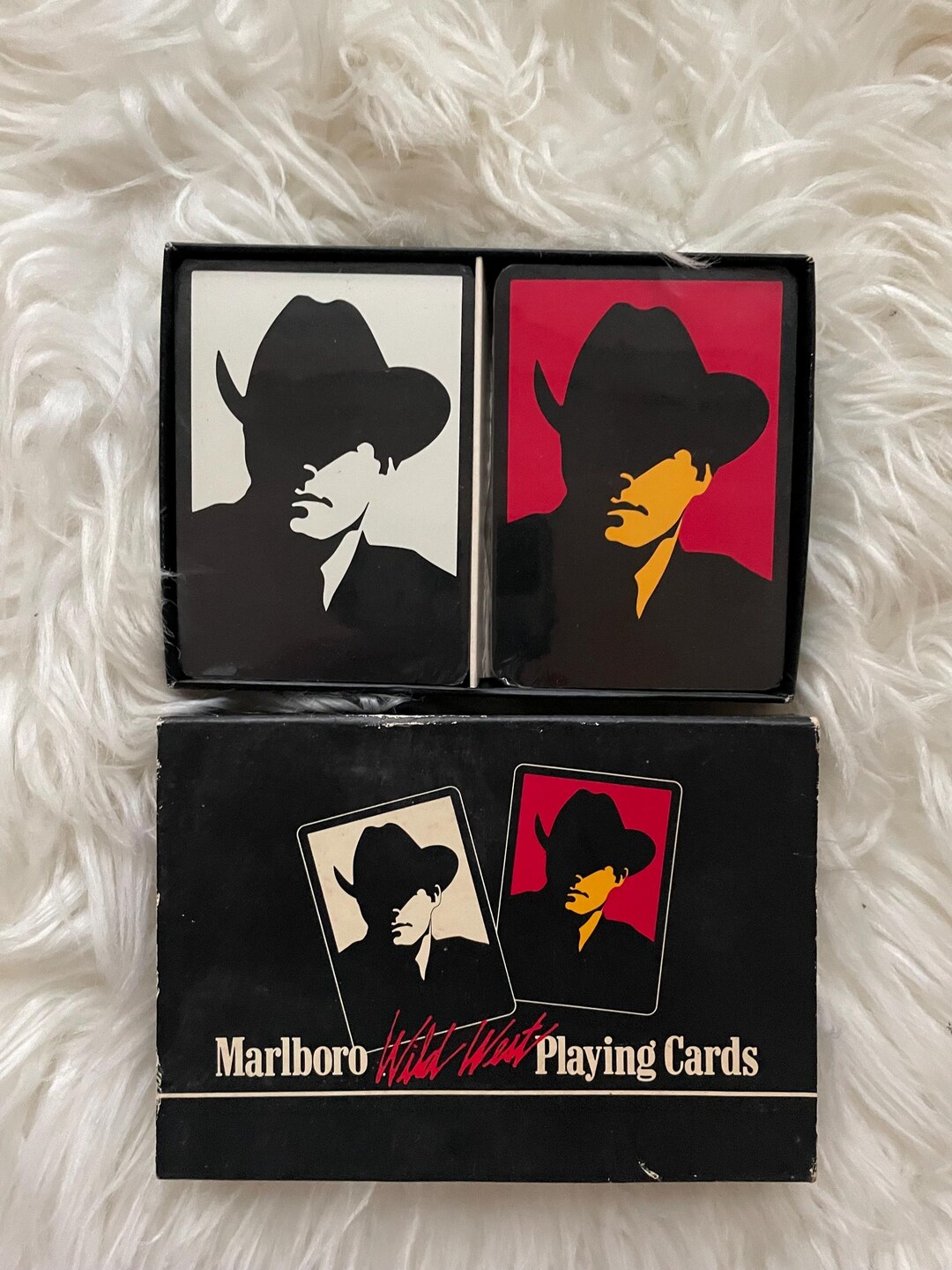 Vintage Dual Deck of Marlboro Wild West Playing Cards 1991 - Etsy