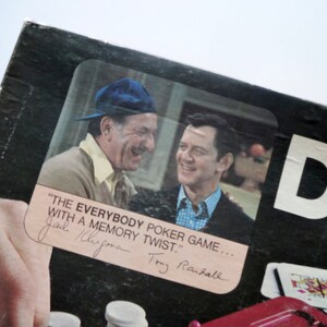 Vintage Deception Memory Poker Game 1975 - Etsy