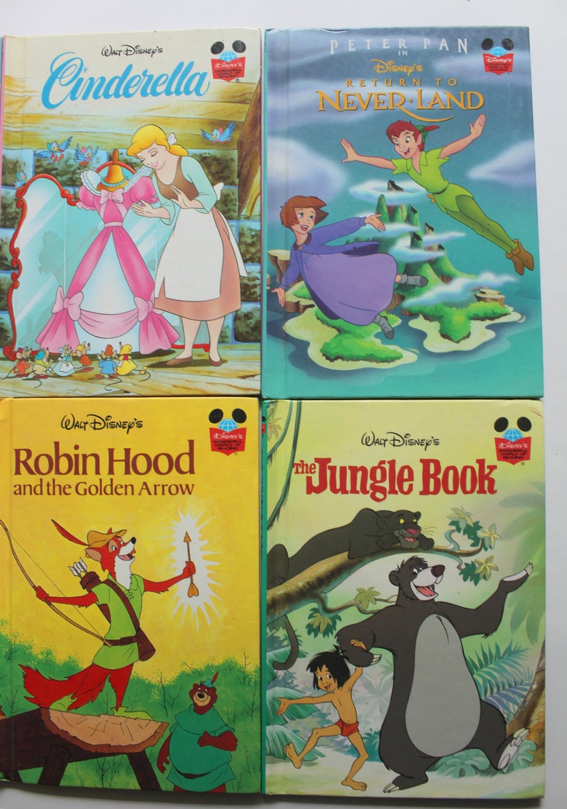 Vintage Set of Disney's Grolier Book Club Edition Kids | Etsy