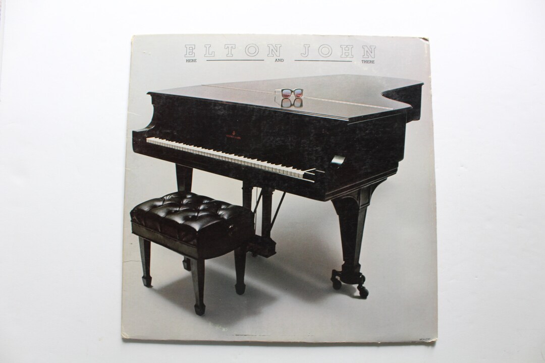 Vintage Elton John Here and There Vinyl Record 1976 - Etsy