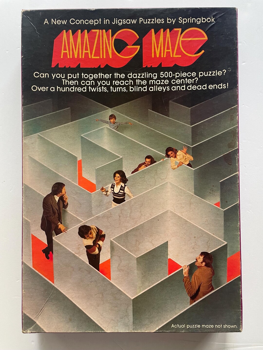 Vintage Springbok Amazing Maze Jigsaw Puzzle 1970s - Etsy