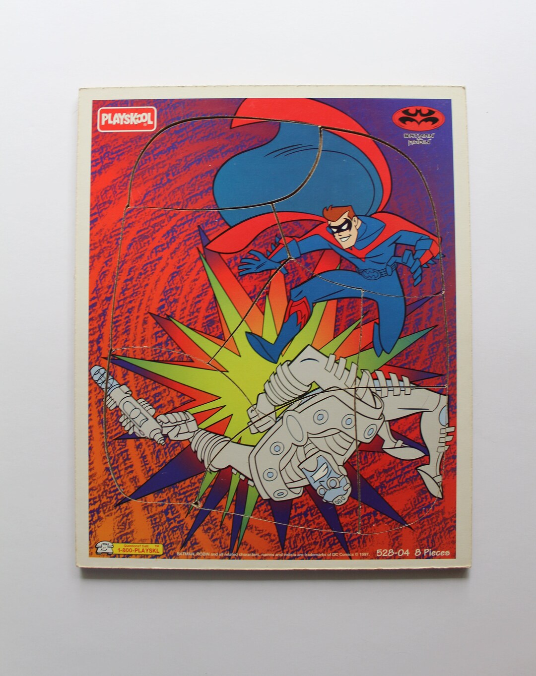 Vintage Playskool Batman & Robin Frame-tray Puzzle 1997 - Etsy