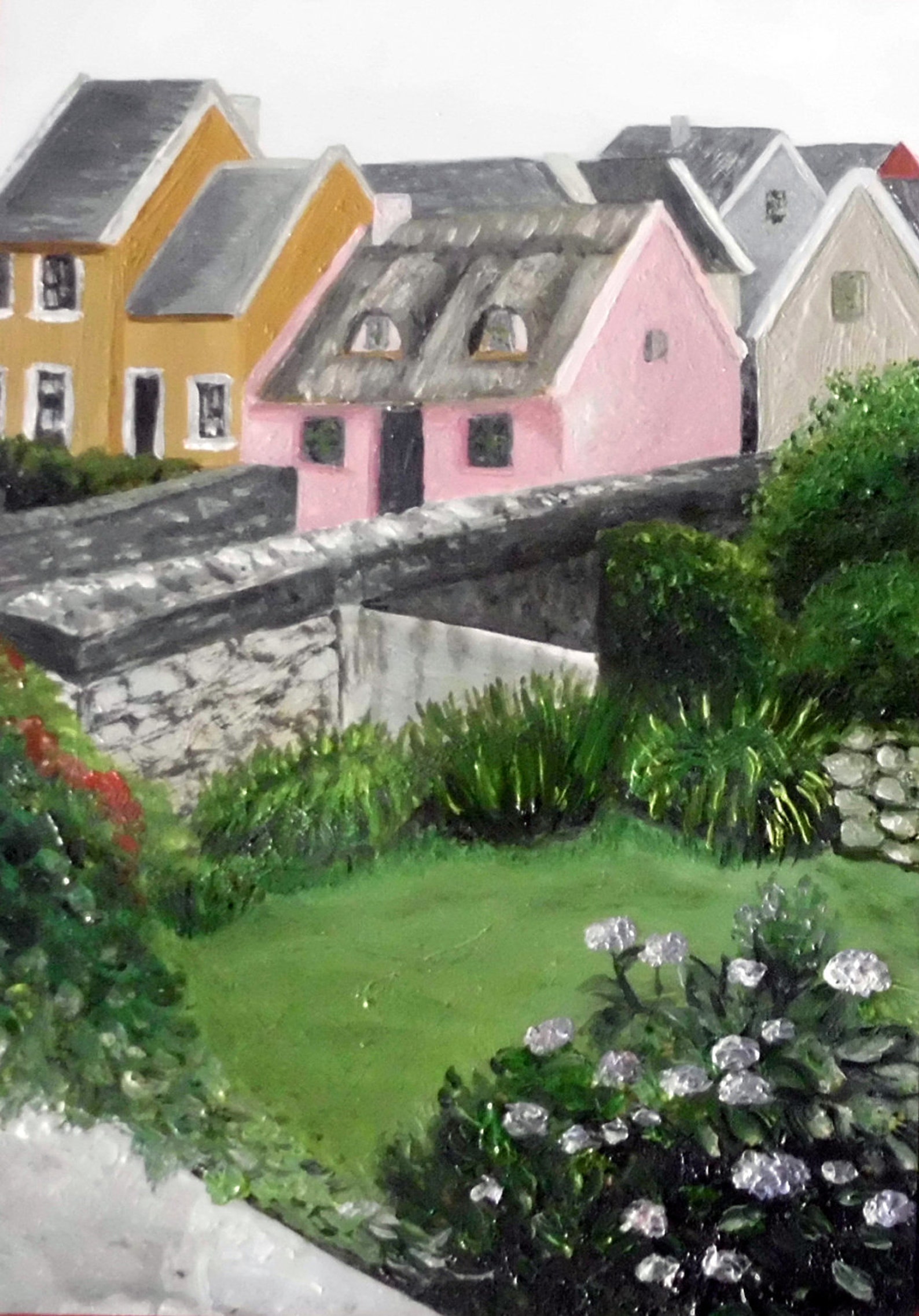 Doolin Print From an OOAK Oil Painting Ireland,matted and Ready to ...