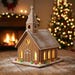 Gingerbread House Church Template | Printable PDF Pattern (easy ...