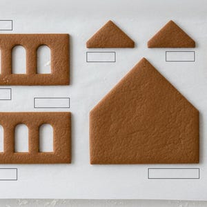 Gingerbread Church Template | Printable PDF Pattern (easy & Classic ...