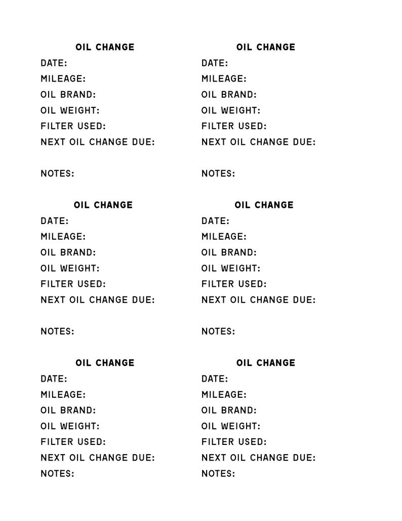 2026 Motorcycle Maintenance Planner | Ride Logbook (PDF) - Etsy