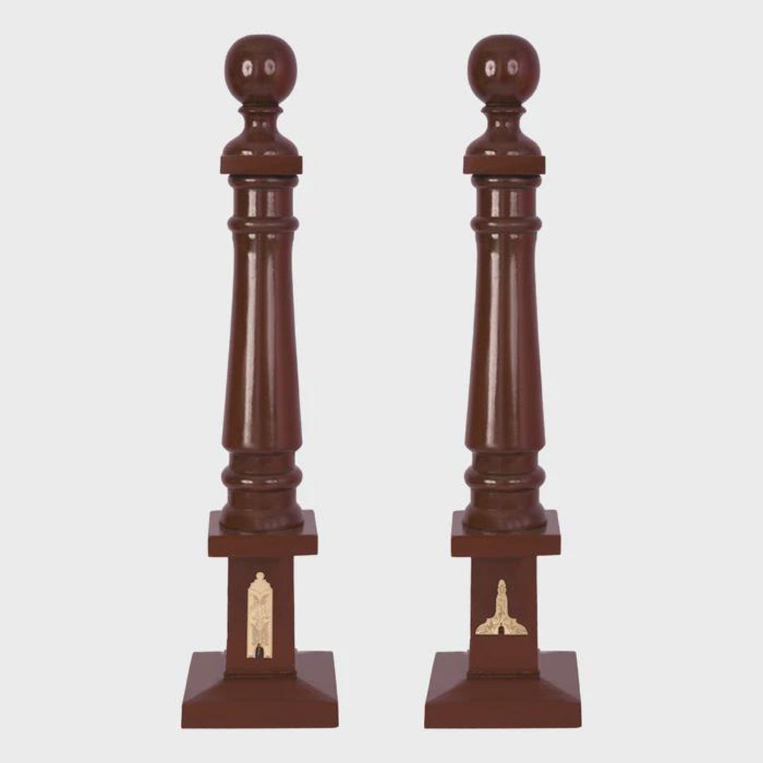 Masonic Warden Column Emblems – Gold Plated Senior & Junior Warden ...