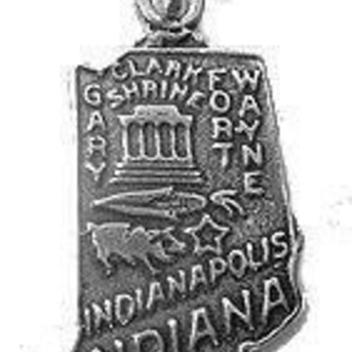 Indiana Map Map Art High Res DIGITAL IMAGE of a 1930s | Etsy