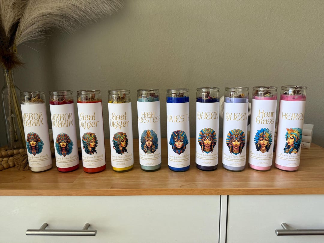 7-day Divine Feminine Reverence Candles - Etsy