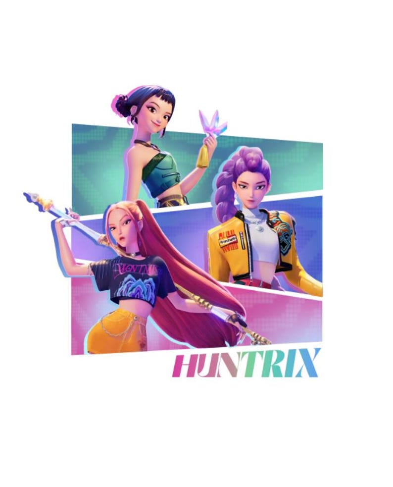 Kpop Demon Hunter PNG | Huntrix Clipart | Anime Lover Gift | K-pop Fan ...