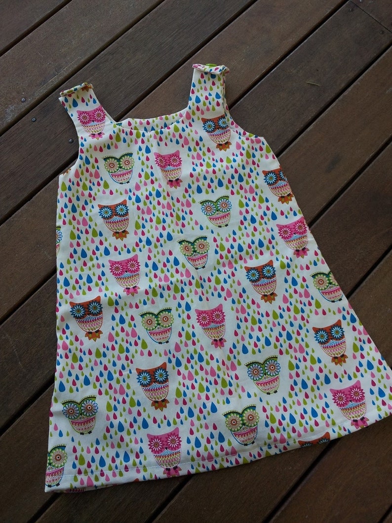 Printable Pattern Online Tutorial Easy Sew Toddler Dress - Etsy