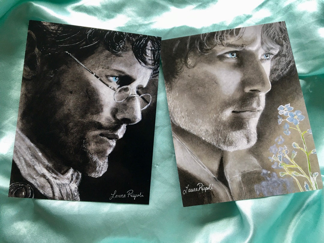 10 Postcards of Artwork by Laura Rispoli 4.5x5.5 Inch Flat Notecards ...