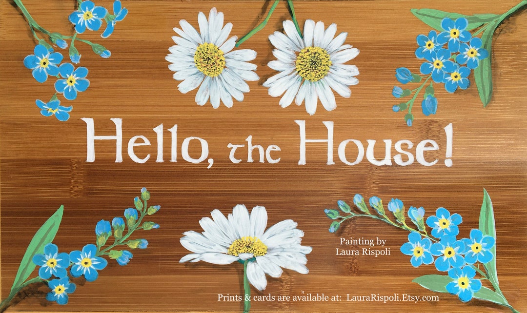 Paper Print or Note Cards of Laura Rispoli Painting Hello the House ...