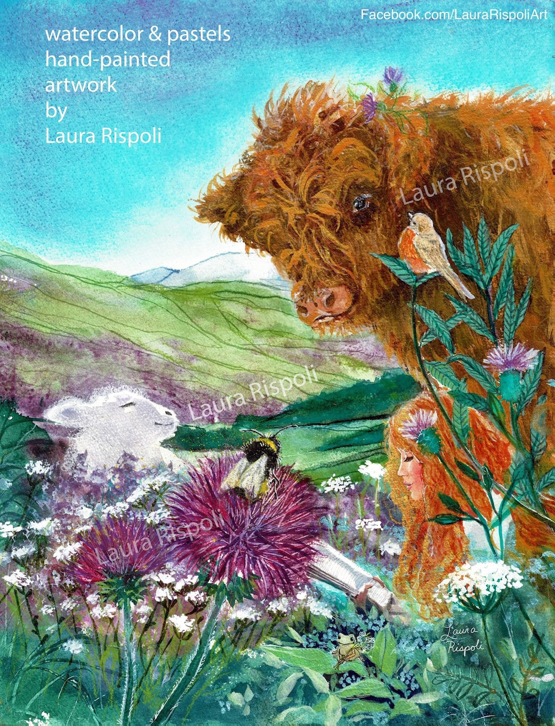 Folded NOTECARDS With Envelopes of Painting by Laura Rispoli - Etsy