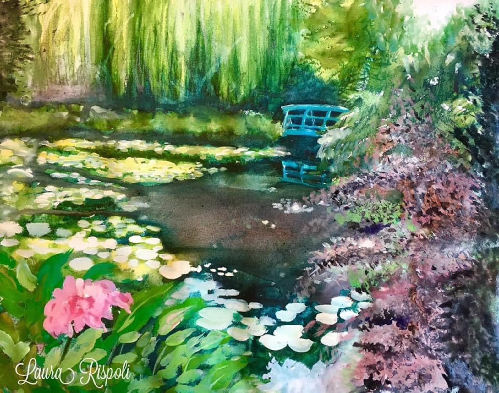 Notecards or Print of Watercolor Painting Laura Rispoli Art - Etsy