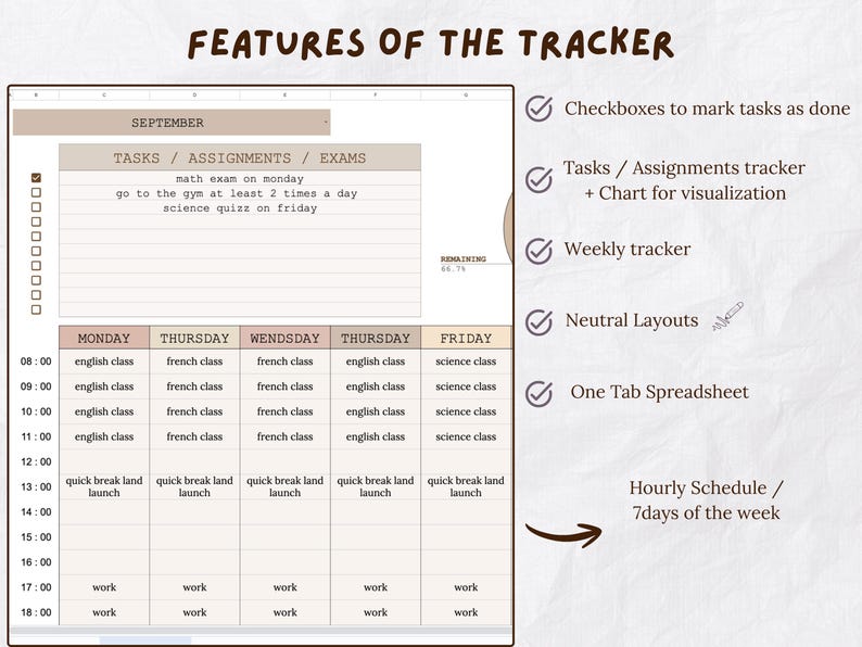 Neutral 2026 Student Planner , Homework and Expense Tracker All in One ...