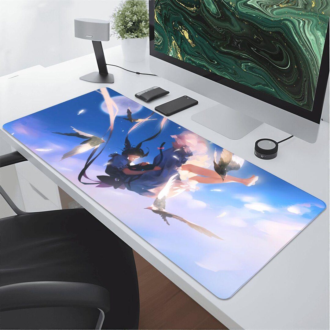 Anime Desk Mat, Fantasy Sky Artwork, Large Gaming Mouse Pad - Etsy