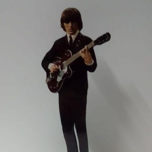 4 X THE BEATLES 8" DISPLAY Standees Cutout Figures Decor Standup Lennon ...