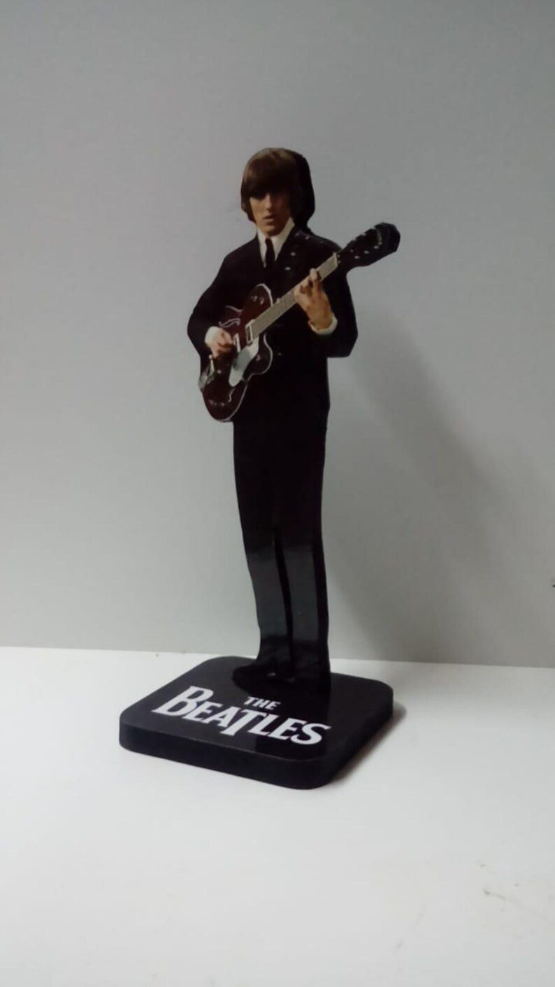 GEORGE HARRISON 8" DISPLAY Standee the Beatles Cutout Figure Decor ...