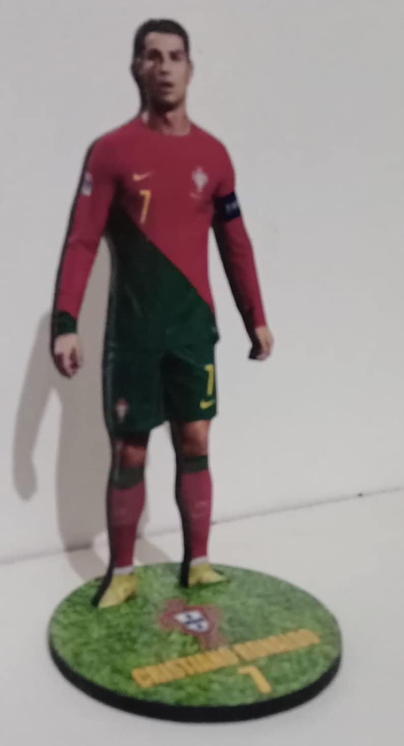 CRISTIANO RONALDO Portugal 8" DISPLAY Standee Cutout Figure Decor Standup Cr7 - Etsy