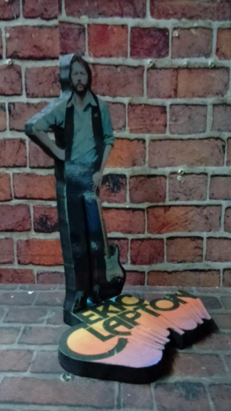 ERIC CLAPTON 8" DISPLAY Standee Cutout Figure Decor Standup Guitar - Etsy