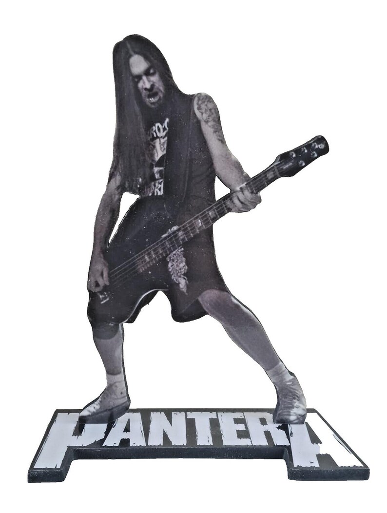 REX BROWN 8" DISPLAY Standee Cutout Figure Pantera Decor Standup Groove ...