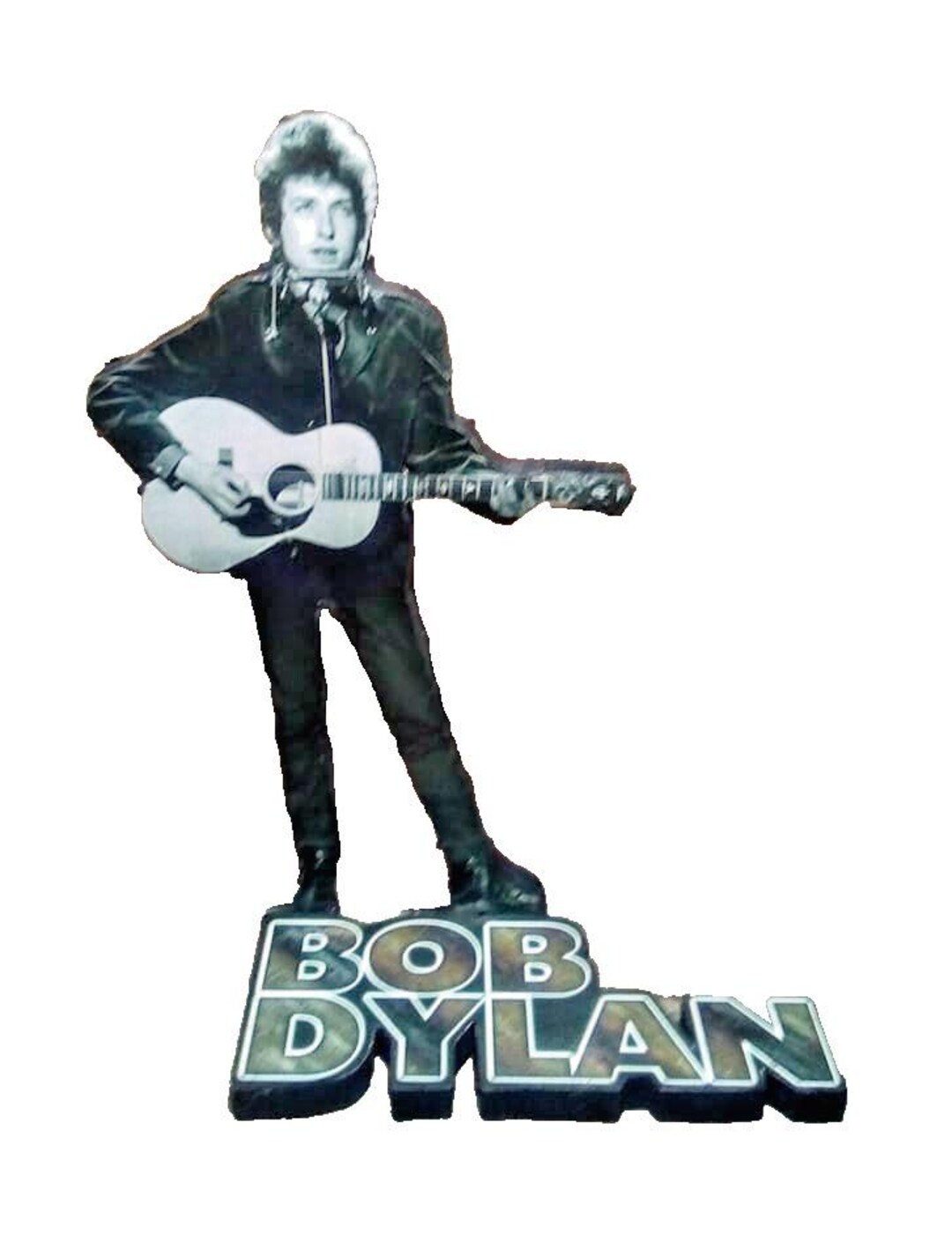 BOB DYLAN 8" DISPLAY Standee Cutout Figure Decor Standup Rock Guitar - Etsy