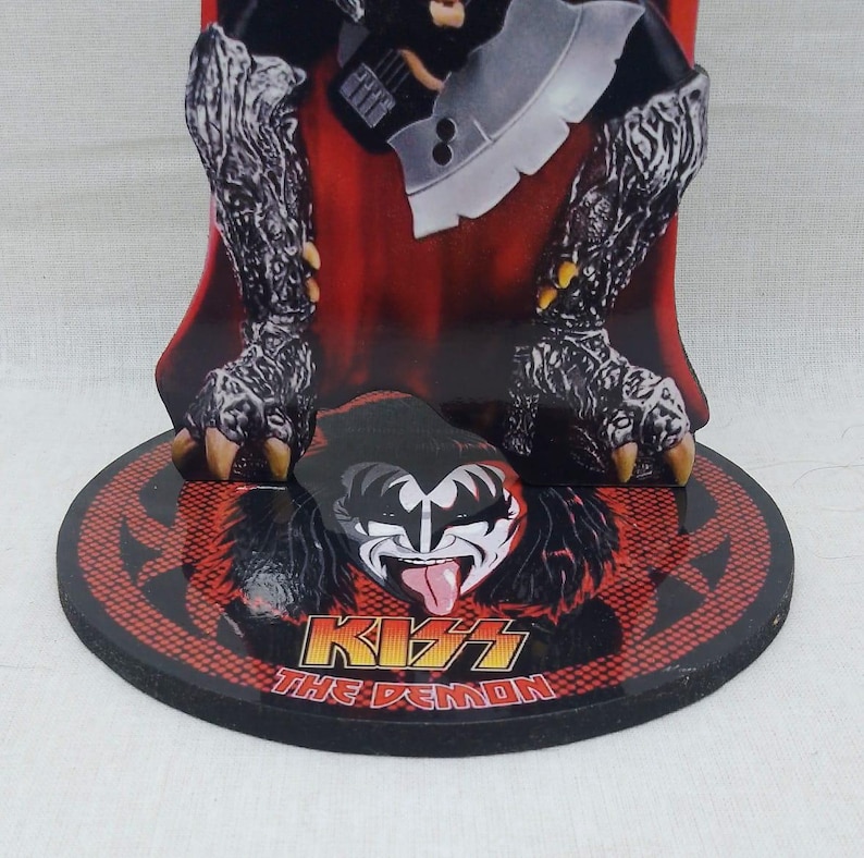 GENE SIMMONS 8" DISPLAY Standee Cutout Figure Kiss Decor Standup - Etsy