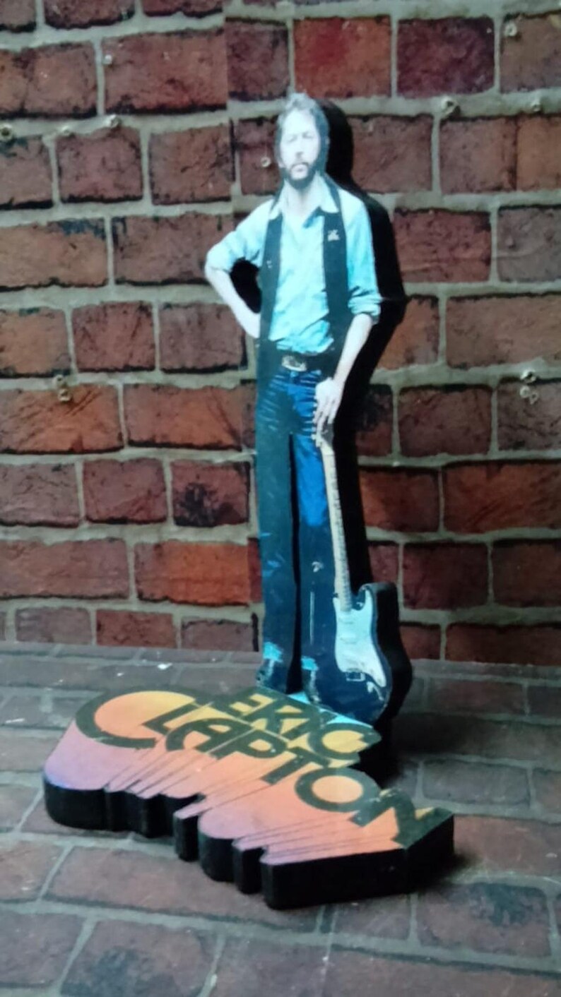 ERIC CLAPTON 8" DISPLAY Standee Cutout Figure Decor Standup Guitar - Etsy