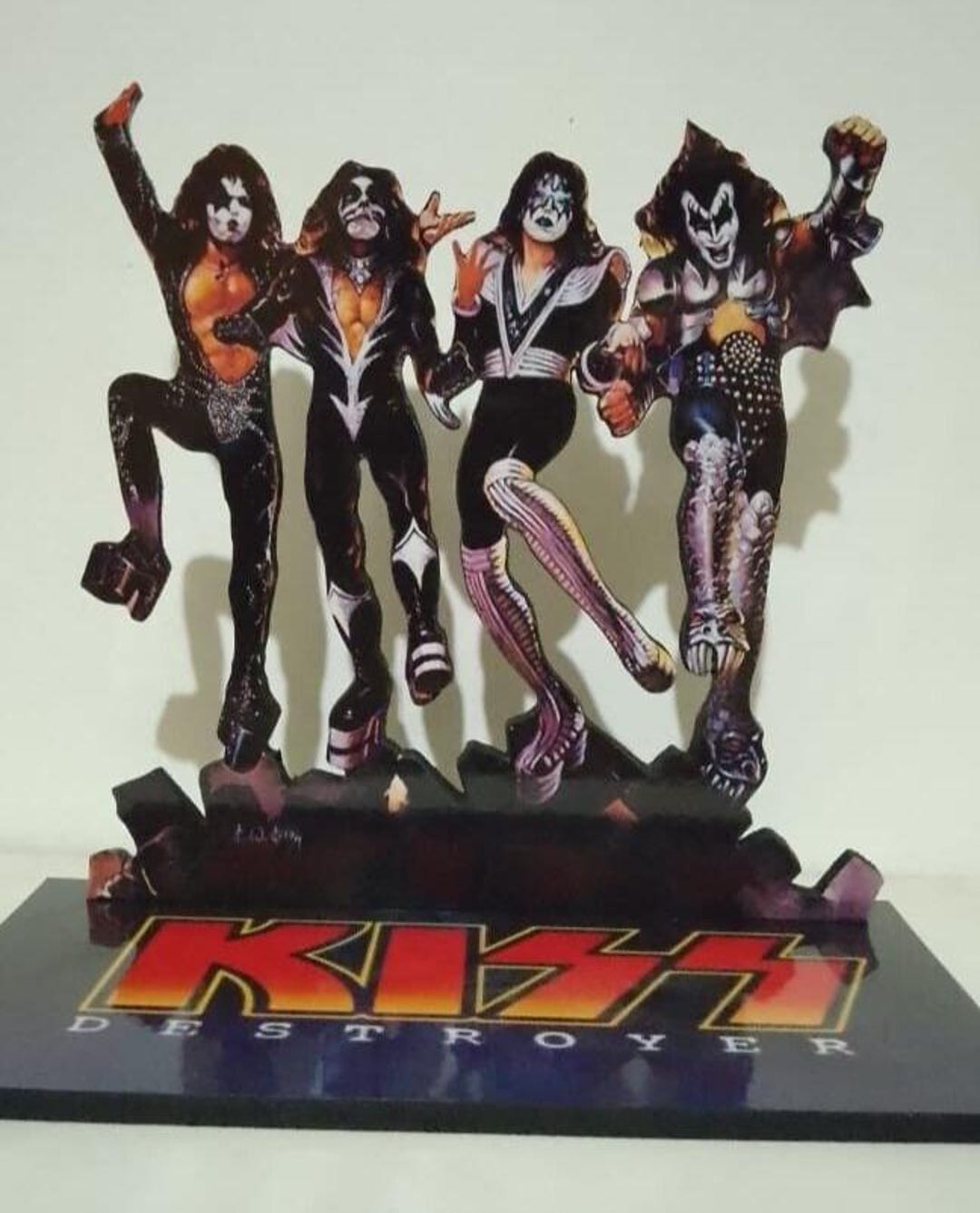 KISS DESTROYER 8" DISPLAY Standee Cutout Figure Decor Standup - Etsy