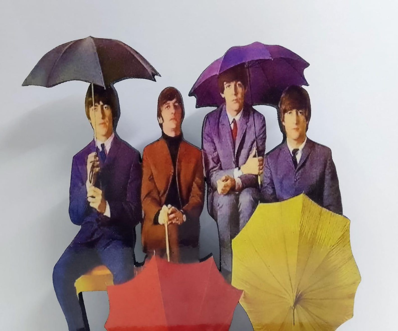 THE BEATLES 8" DISPLAY Standee Cutout Figure Decor Standup Lennon ...