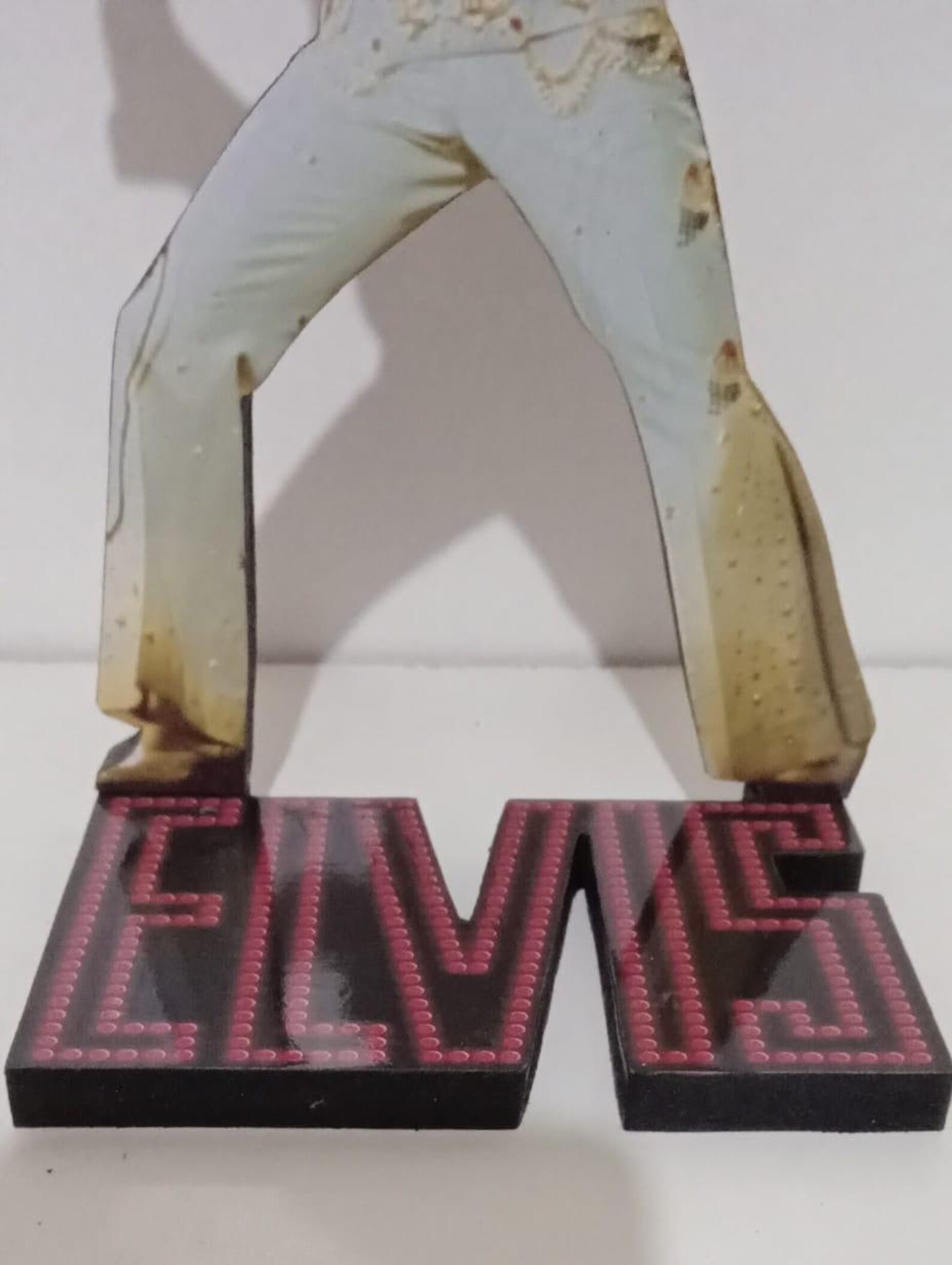 ELVIS PRESLEY 8" DISPLAY Standee Cutout Figure Decor Standup Rock ...