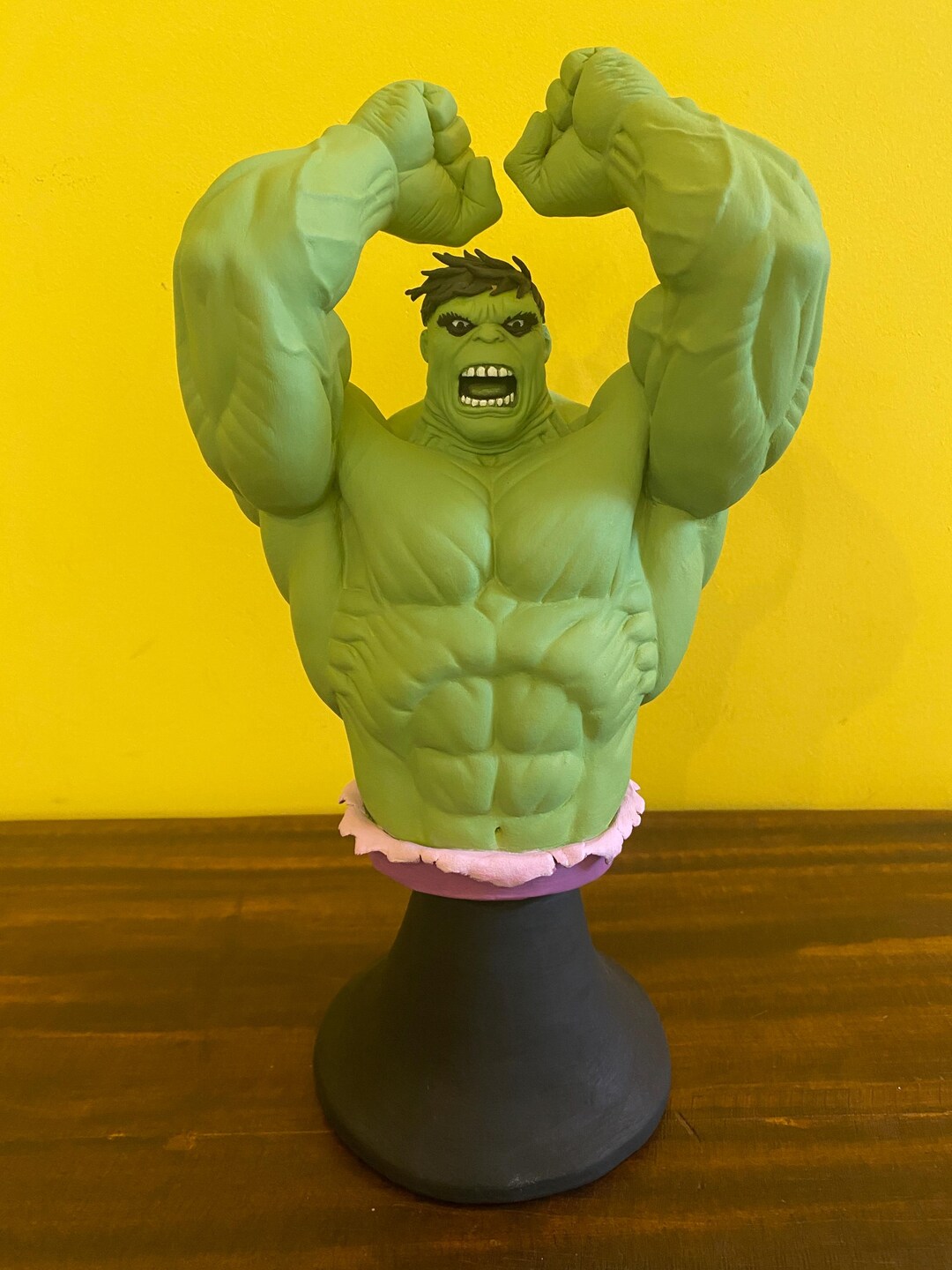 Handmade the Incredible HULK BUST SCULPTURE Figure Statue Movie Comic ...
