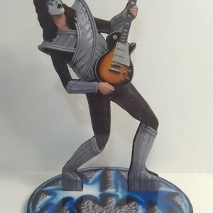 KISS Band X 4 DISPLAY Standees 8" Cutout Figures Decor Standup Stanley ...