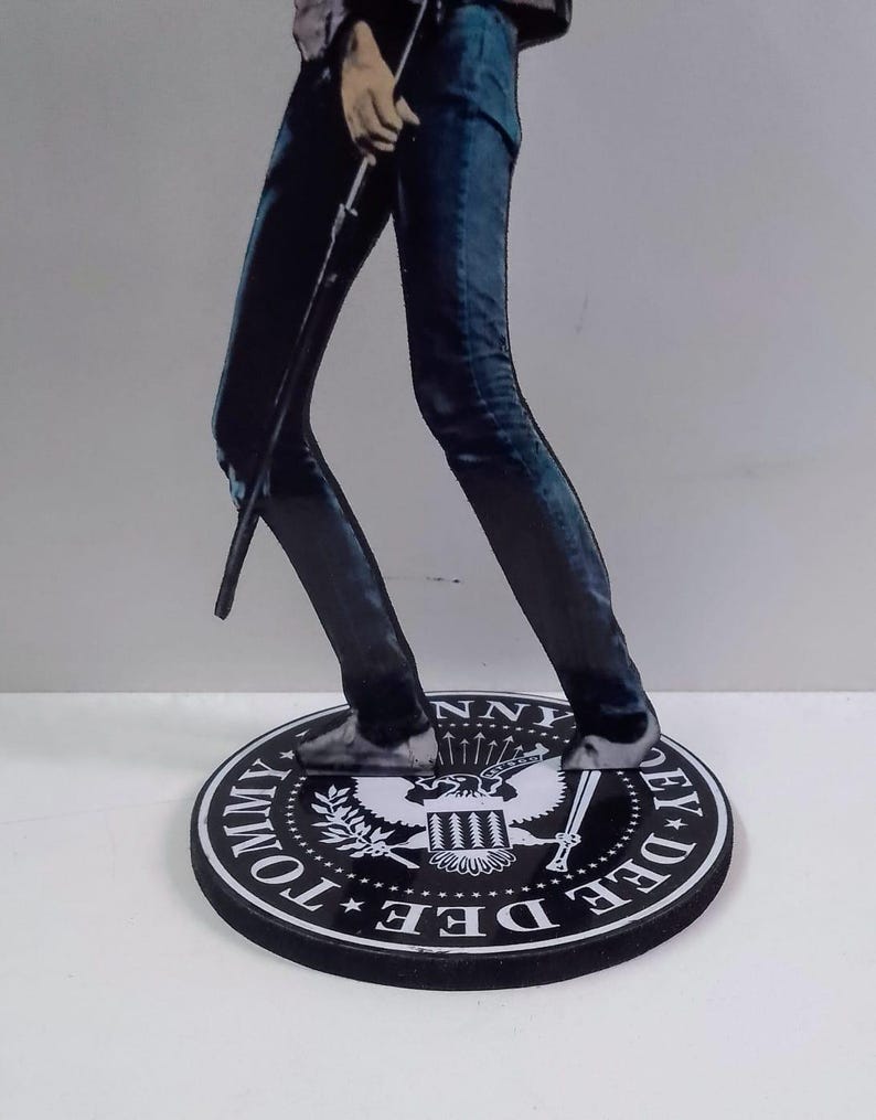 JOEY RAMONE 8" DISPLAY Standee Cutout Figure the Ramones Decor Standup ...