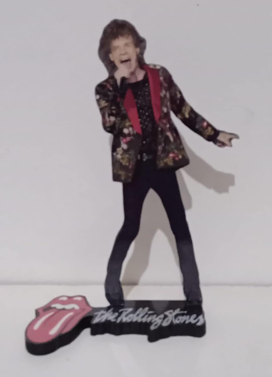 MICK JAGGER 8" DISPLAY Standee the Rolling Stones Cutout Figure Decor ...