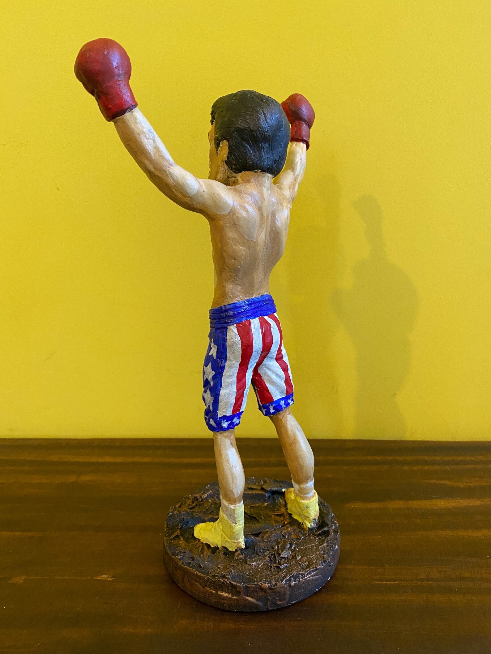 Handmade ROCKY BALBOA Sylvester Stallone 12" SCULPTURE Figure Statue ...