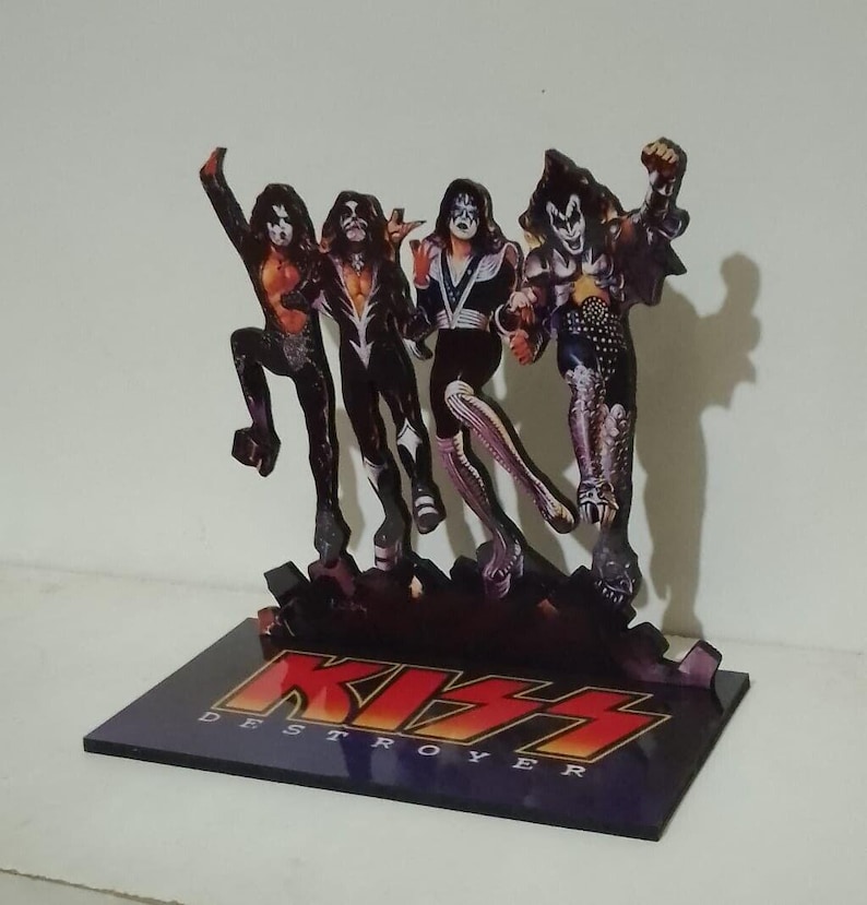 KISS DESTROYER 8" DISPLAY Standee Cutout Figure Decor Standup - Etsy