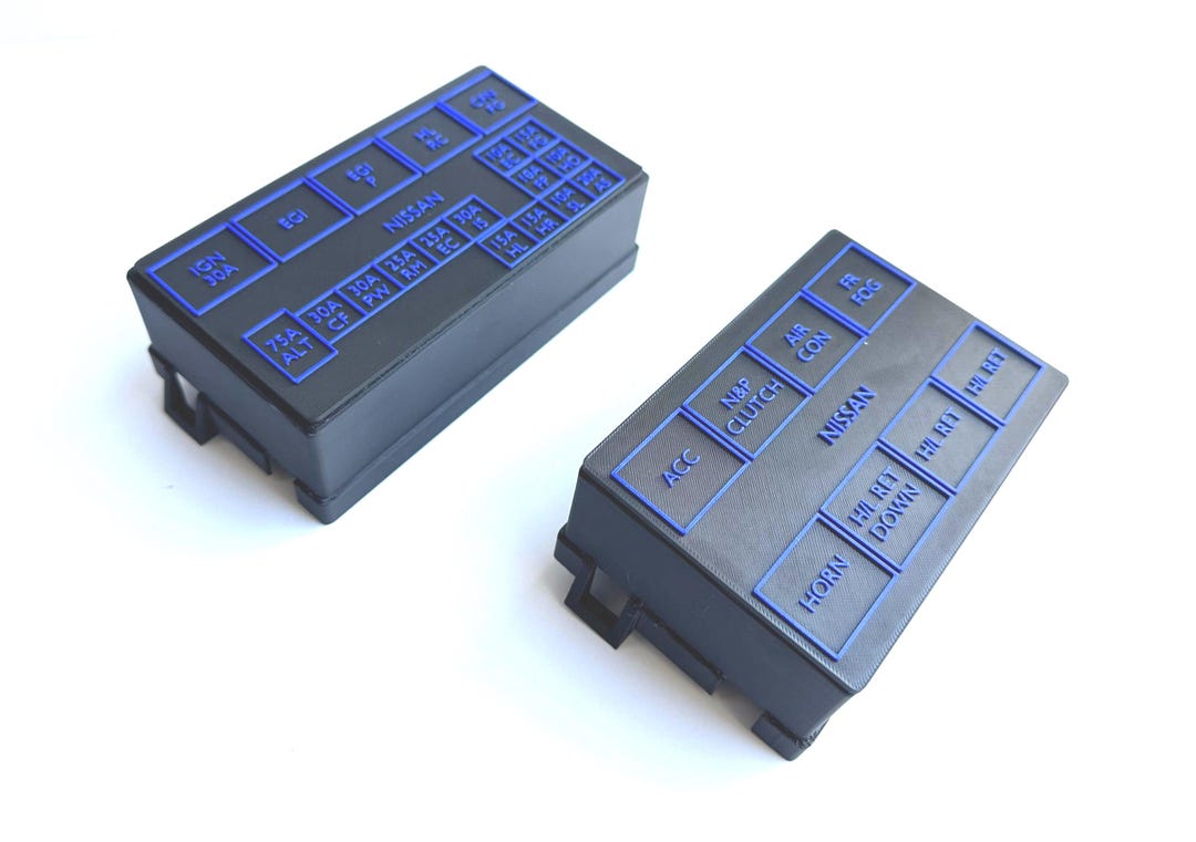 Nissan S13/ 240SX/ Silvia - Fuse Box Covers Pair - Blue - Etsy