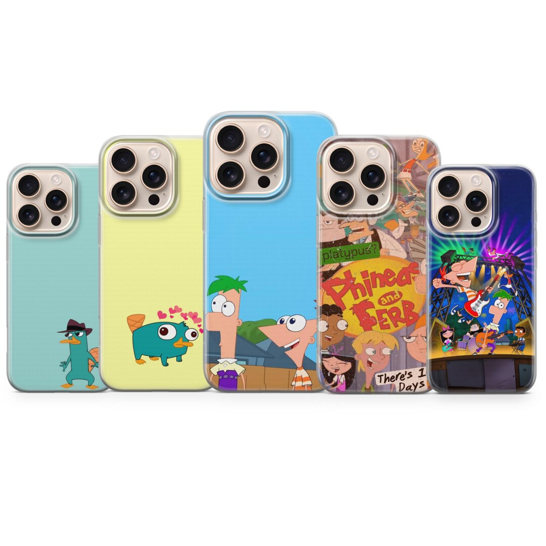 Phineas and Ferb Phone Case Platypus Cartoon Cover for iPhone 17, 17pro ...