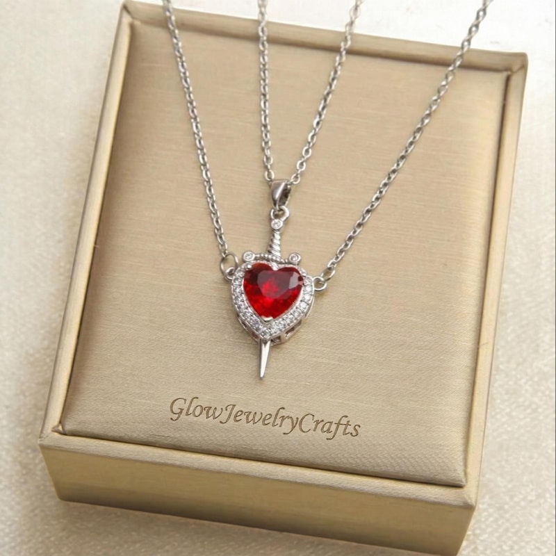Couples Necklace Set - Etsy