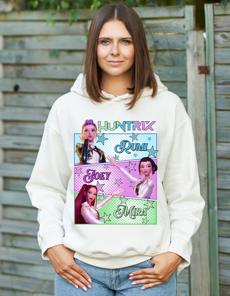 400 Huntrix Kpop Demon Hunters PNG SVG, Kpop Idol Group Shirt Design ...