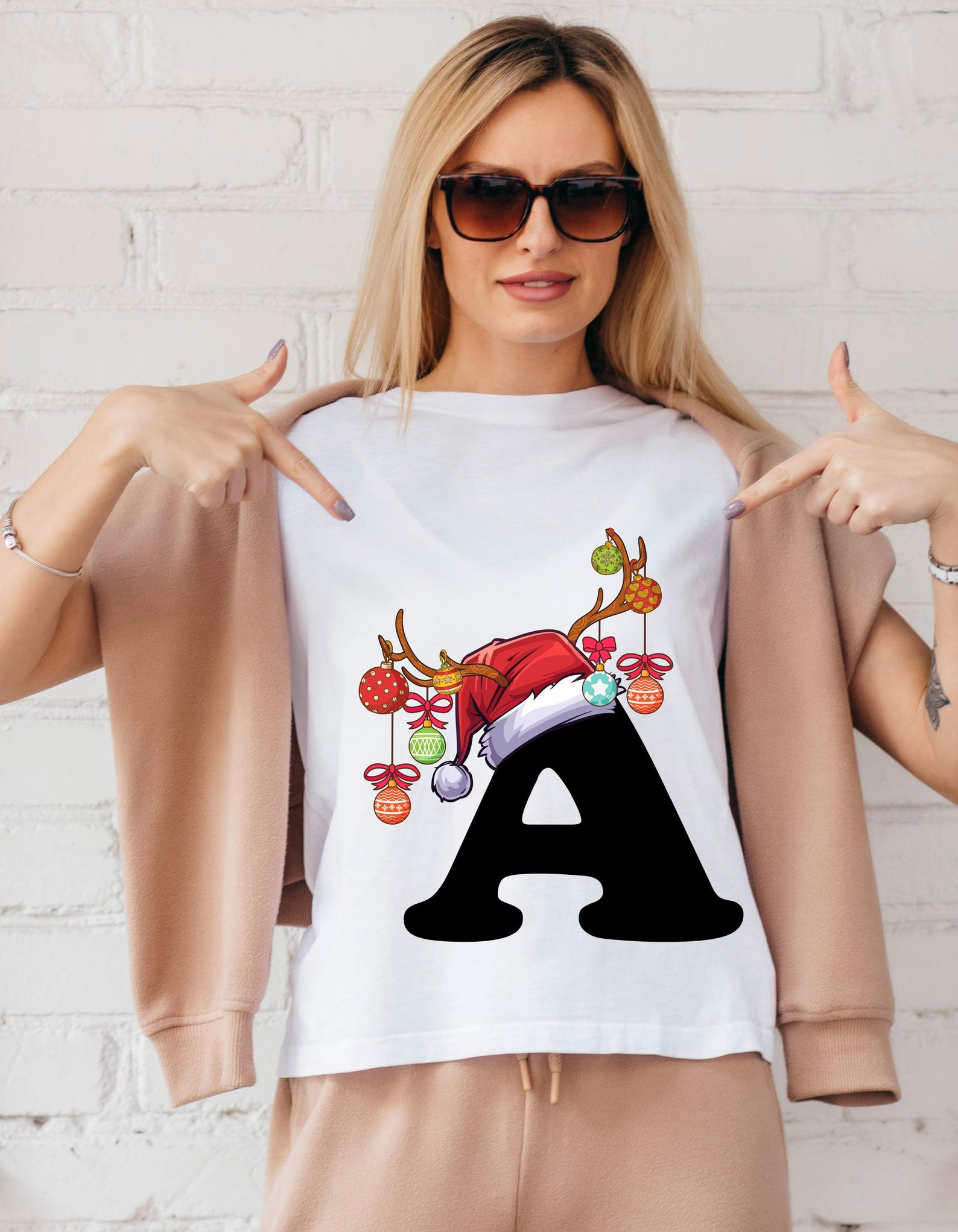 Christmas Alphabet PNG Set | A-Z Letter Clipart | Holiday Decor, Custom ...