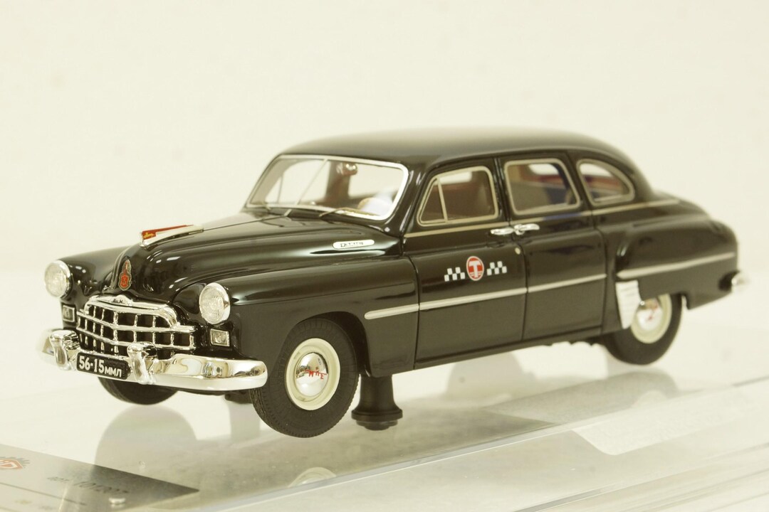 Scale Model Gas-12 Zim, Taxi, 1960s, 101207, Dip Models 1:43 - Etsy