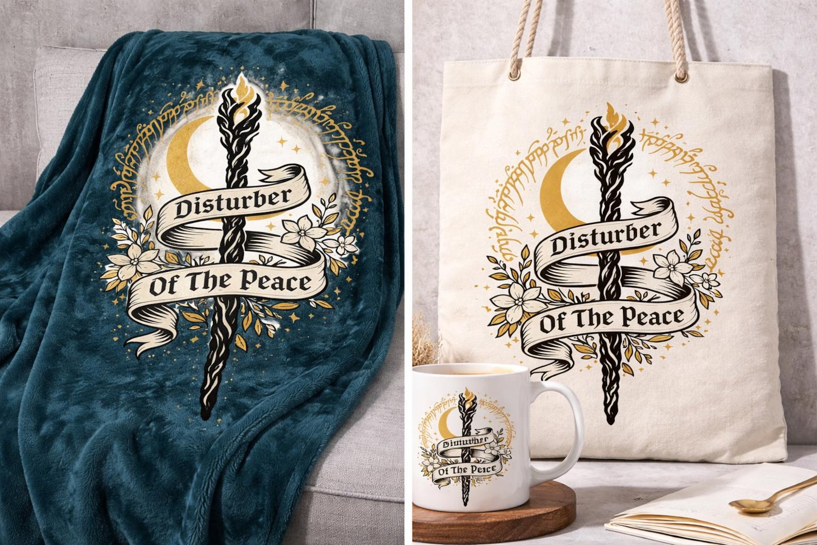 Disturber of the Peace (gandalf) PNG T-shirt or Product Design: LOTR ...