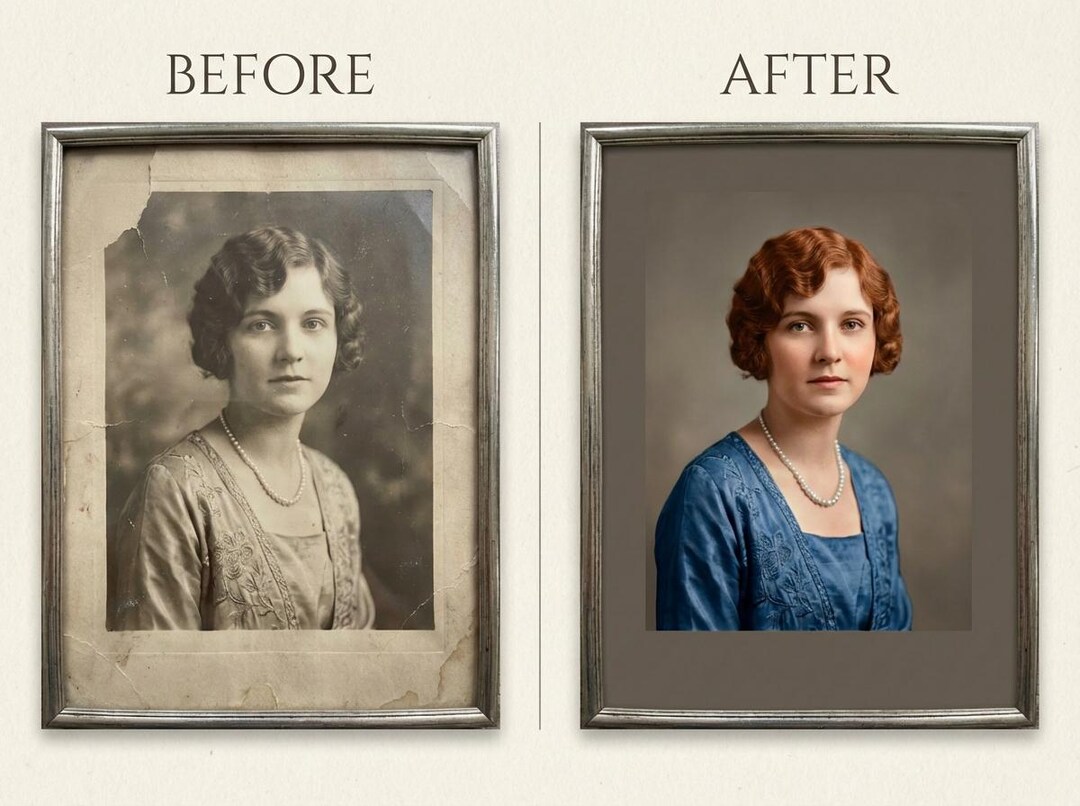 Old Photo Restoration Service – Digital Repair & Colorization | Fix ...