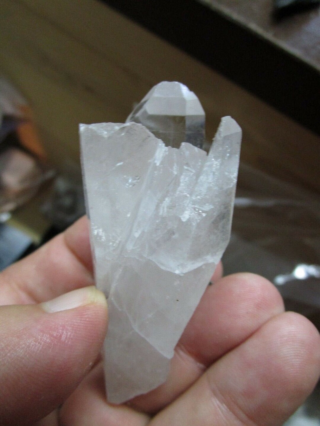 Weird but Gorgeous Growth Interference Natural Quartz Crystal Point Wow ...