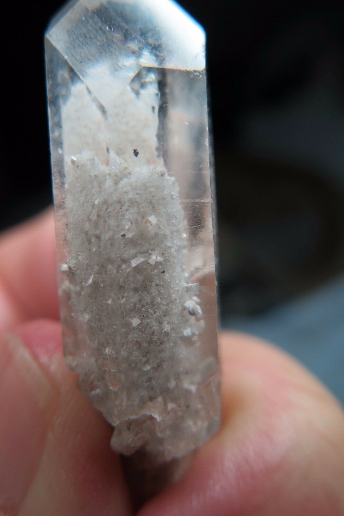 White Mineral Inclusions in Garden Natural Quartz Point - Etsy
