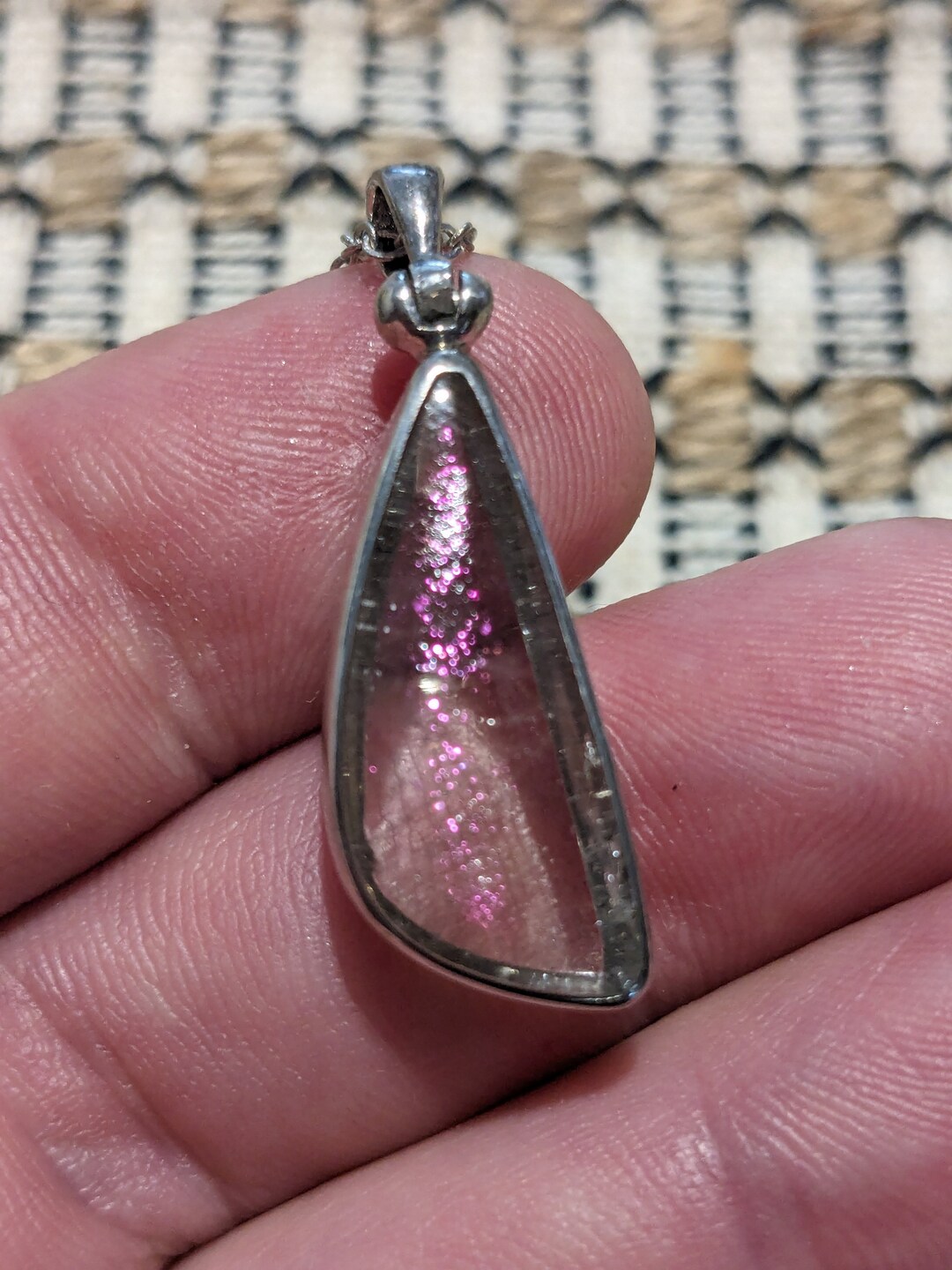 See Video of the Rarest Inclusion in Quartz 25 Ct. Pink Fire Quartz ...