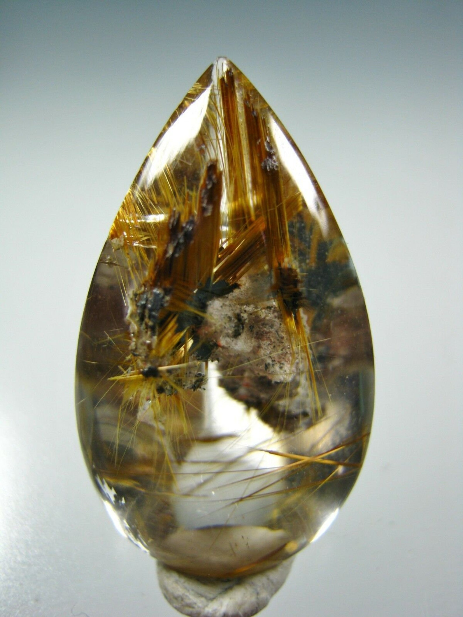 17 Cts Partial Star Rutile Quartz Crystal Gem From Novo - Etsy